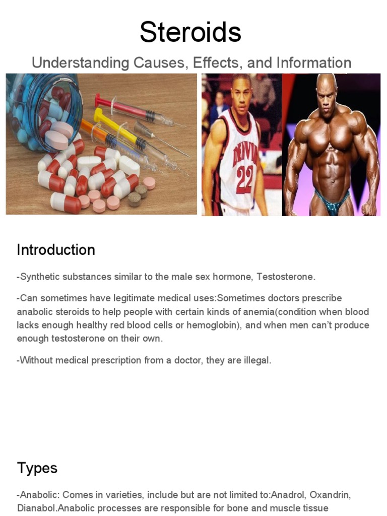 Steroids Presentation | PDF | Testosterone | Endocrine System