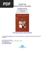 108 Marma Points Chart Overview | PDF | Edema | Prana