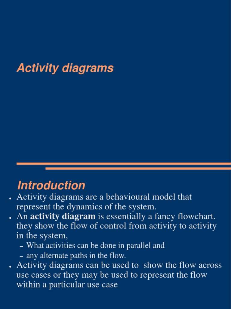 Activity Diagrams | PDF | Control Flow | Systems Engineering