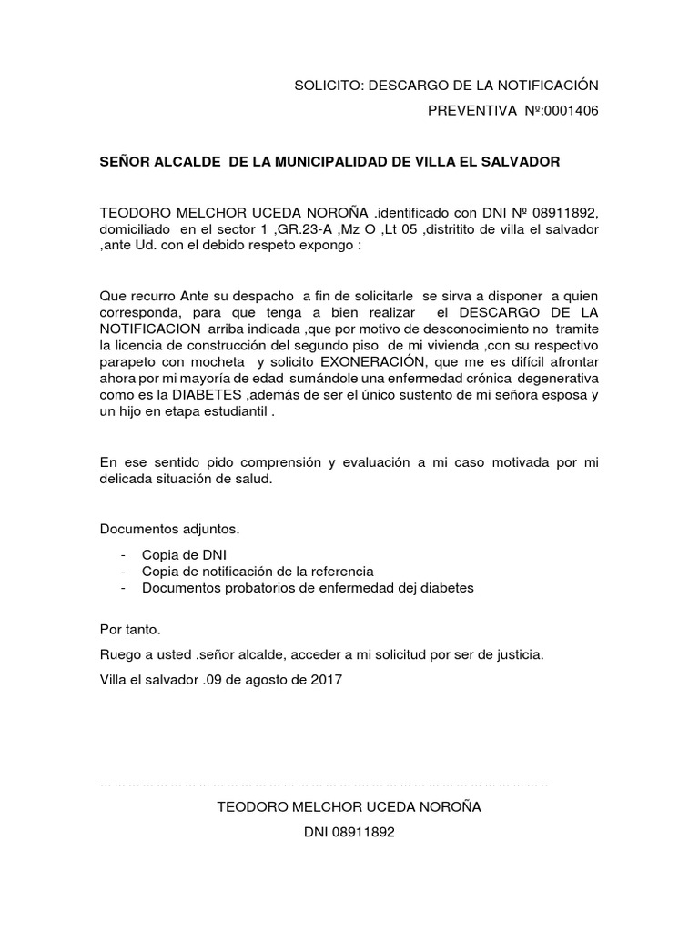 Solicito | PDF