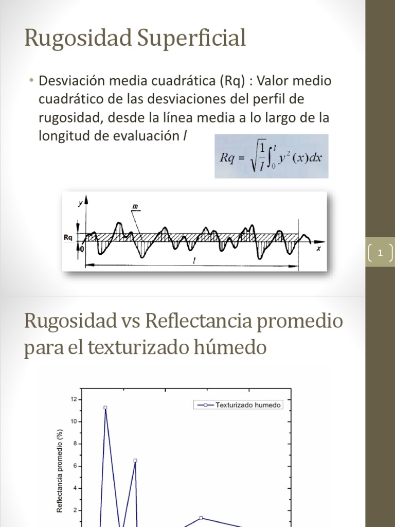 Rugosidad Superficial | PDF | Science | Ingeniería