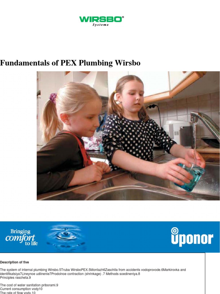 Catalog Wirsbo Pex Plumbing | PDF | Plumbing | Pipe (Fluid Conveyance)