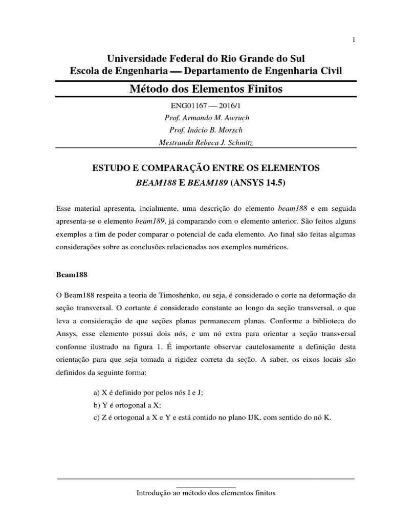 Beam 188 e 189 | PDF | Cálculo | Matriz (Matemática)