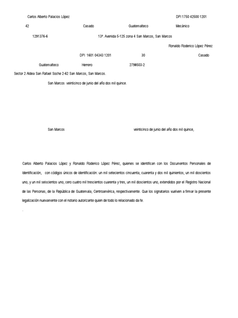 Ejemplo de Endoso | PDF | Guatemala | Agitación