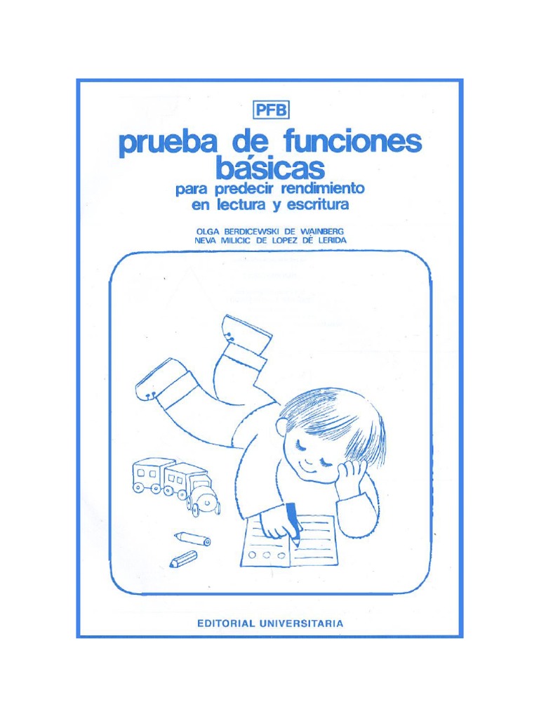 Cuadernillo Prueba de Funciones Básicas | PDF