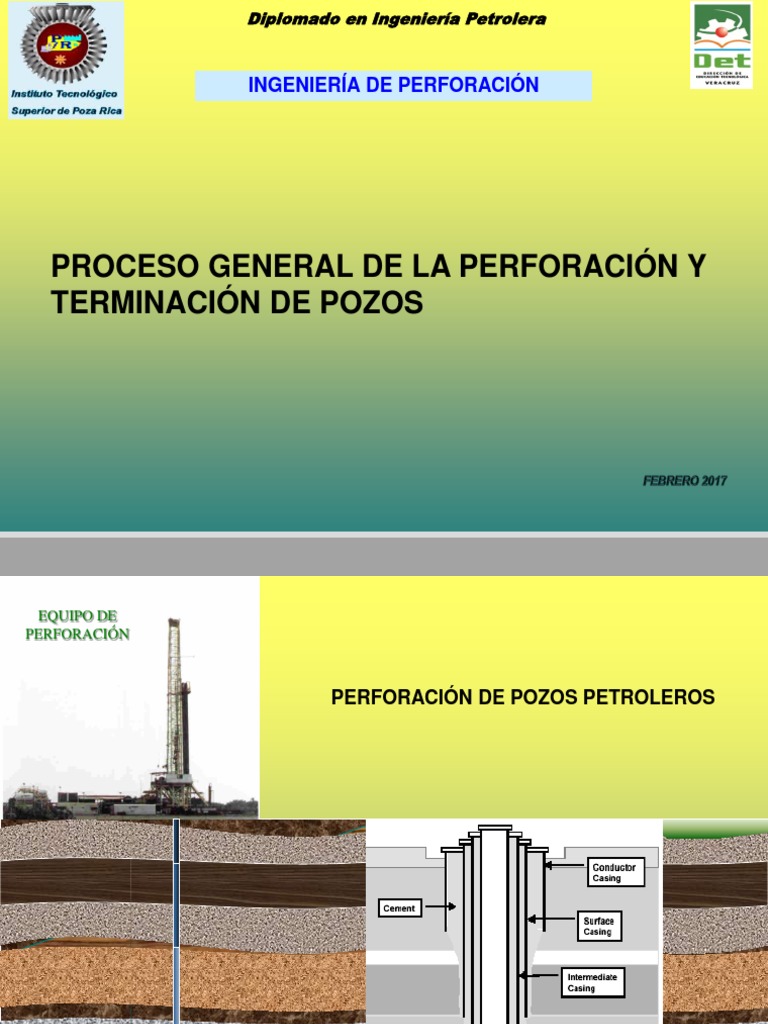 1.-Proceso General de Perforación y Terminación | PDF | Energía y ...