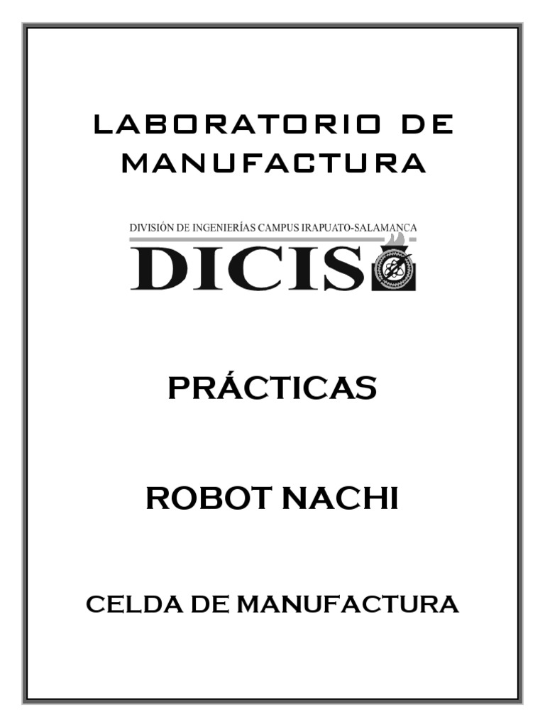5 Practicas Robot Nachi PDF | PDF | Robot | Robótica