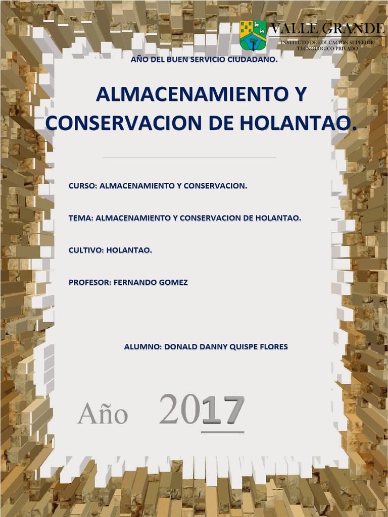 Trabajo de Holantao | PDF | Fruta | Plantas