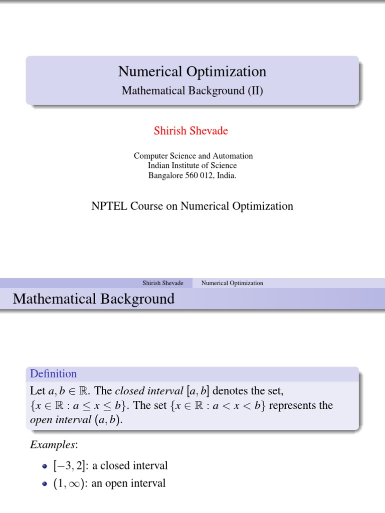 MathBackground II | PDF | Continuous Function | Sequence