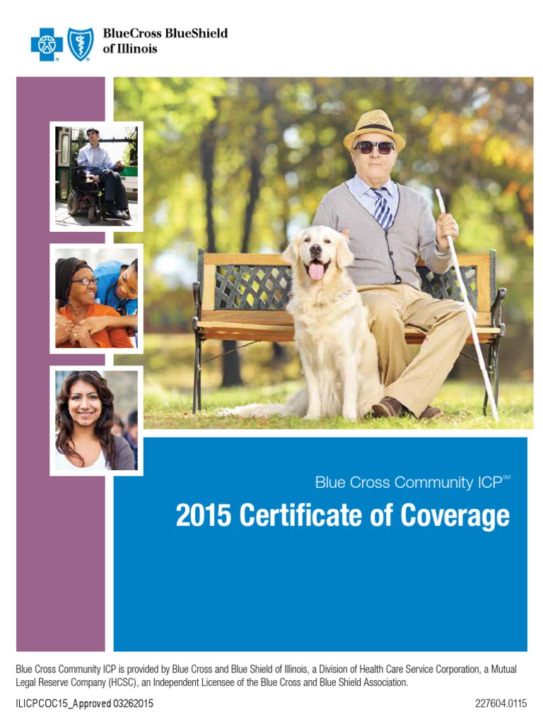 2015 Certificate of Coverage: Blue Cross Community ICP | PDF ...