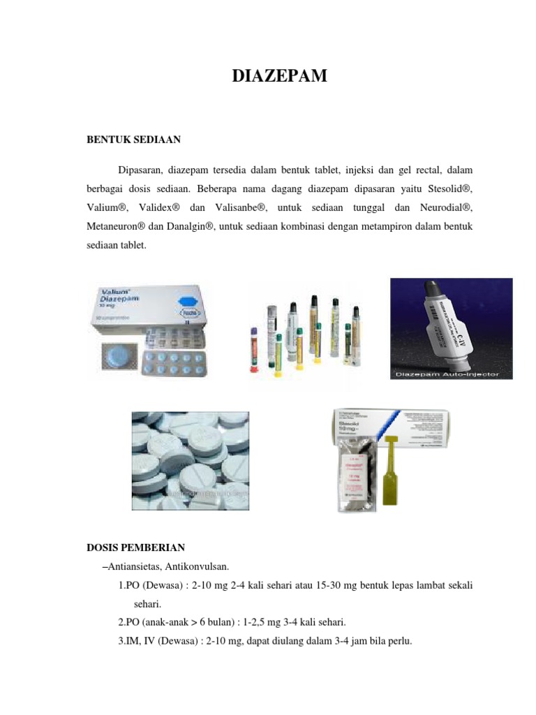 Diazepam | PDF | Kesehatan Holistik