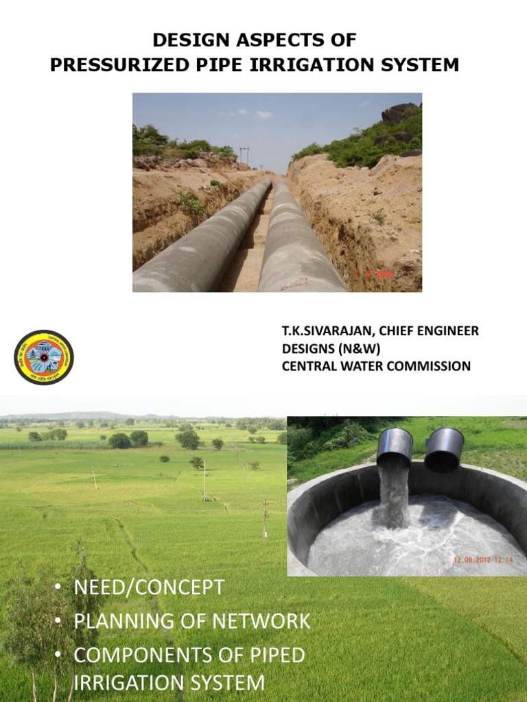 Piped Irrigation System Design Guidelines | PDF | Irrigation | Civil ...