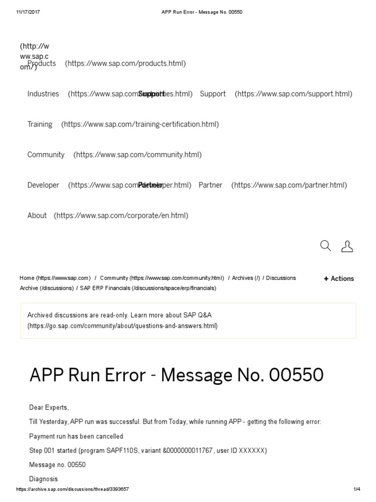 APP Run Error - Message No | Areas Of Computer Science | Information ...