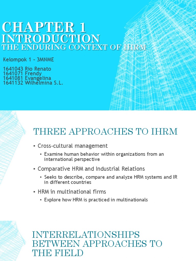 Introduction To IHRM | Download Free PDF | Human Resource Management ...
