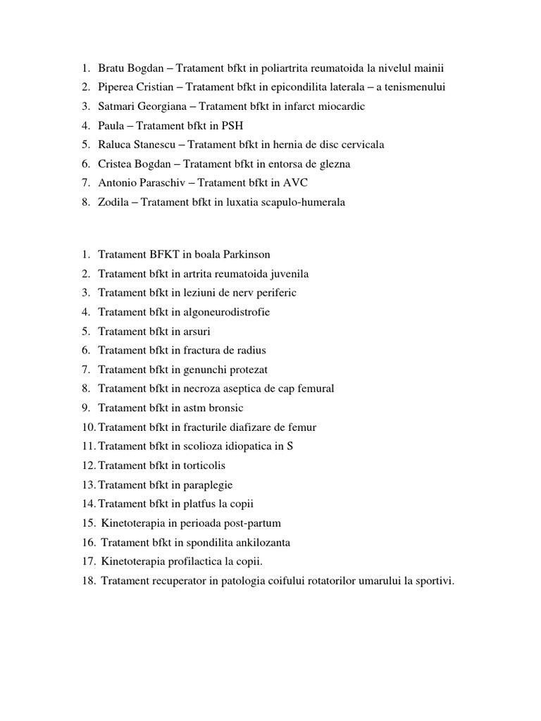 Lista Teme Diplome | PDF