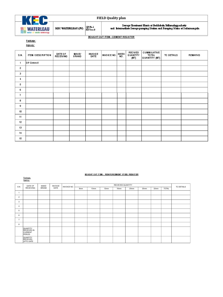 Registers & Records | PDF | Composite Material | Concrete