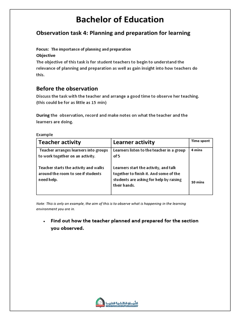Task 4 Pdf Teachers Sharing