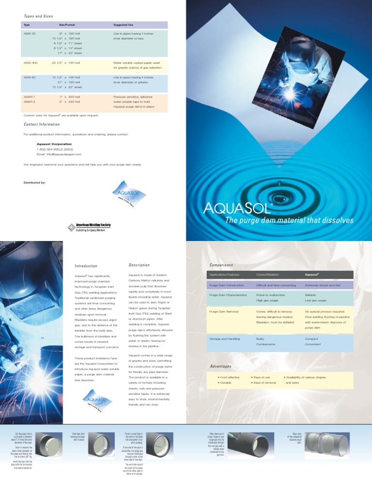 Aquasol Brochure | PDF | Pipe (Fluid Conveyance) | Materials