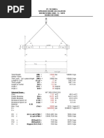 Spread Beam Calculation-070406 | PDF | Beam (Structure) | Bending