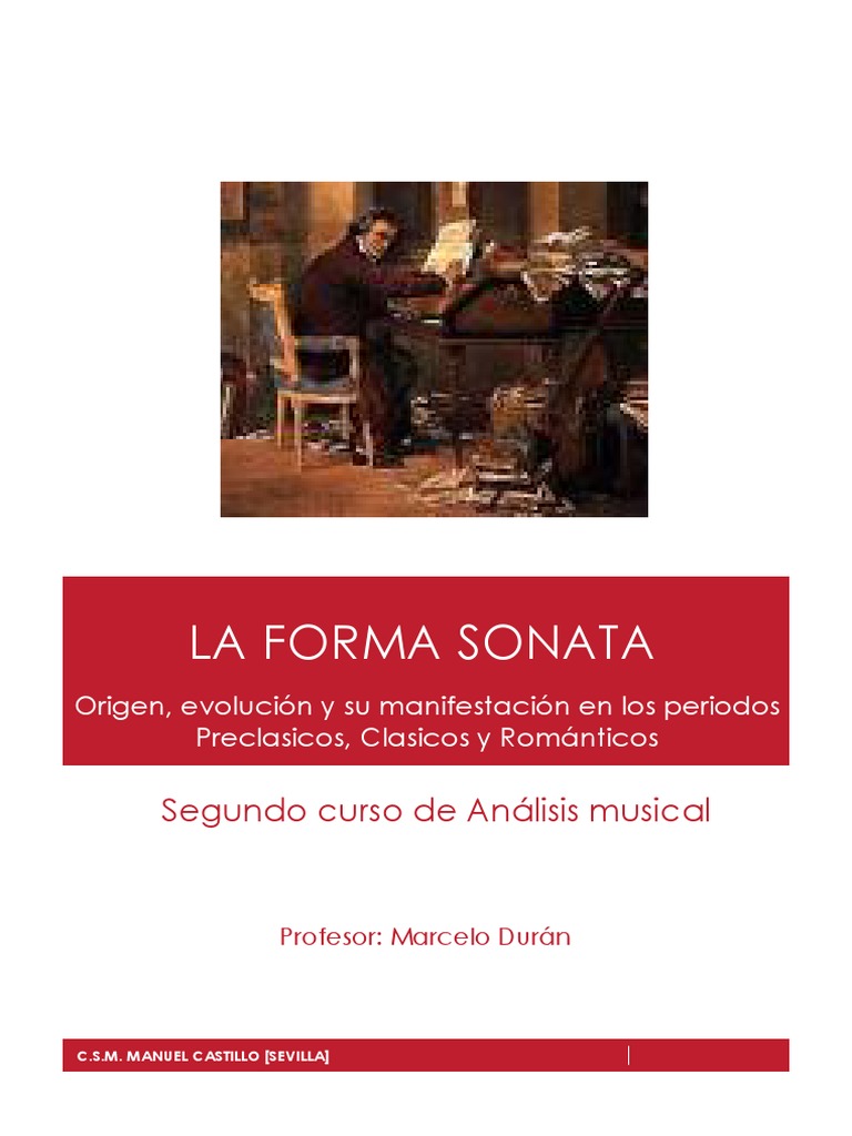 La Forma Sonata - Apuntes y Partituras. | PDF | Sonata | Suite (Música)