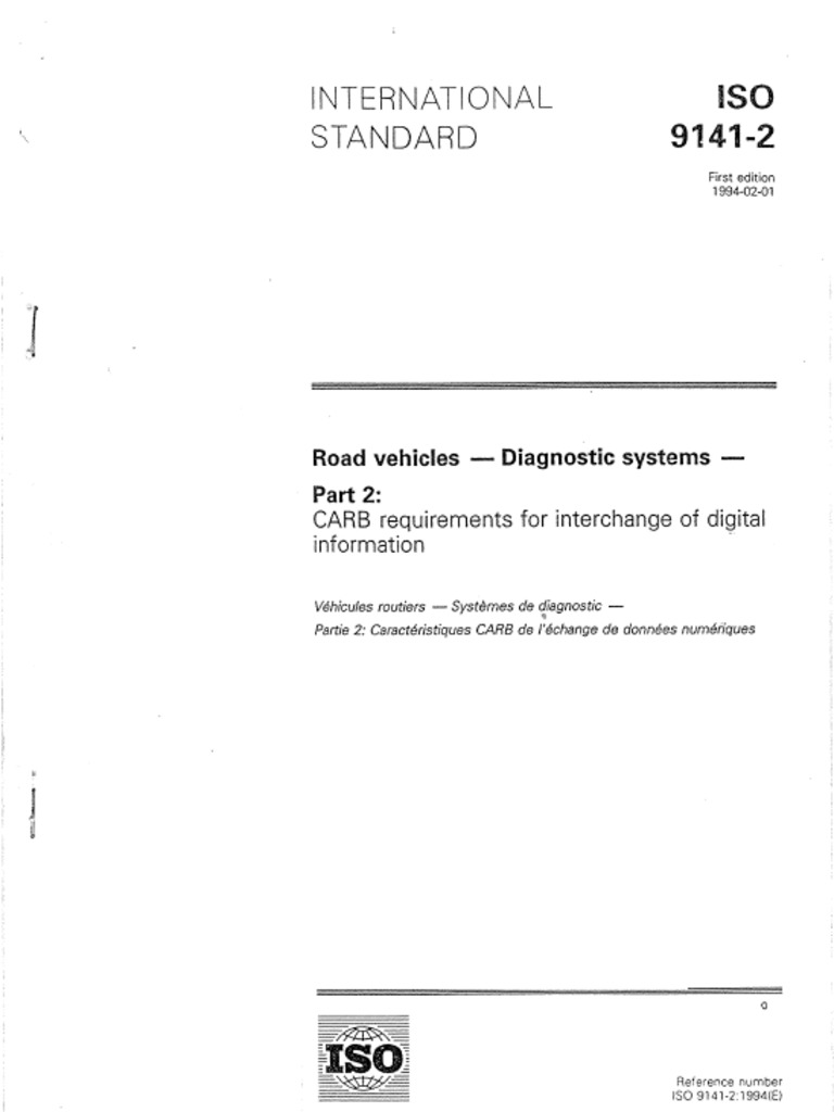 Iso 9141-2 | PDF