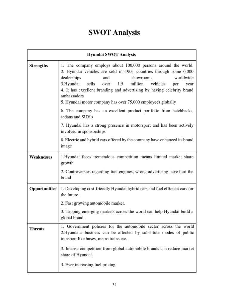 SWOT Analysis | PDF