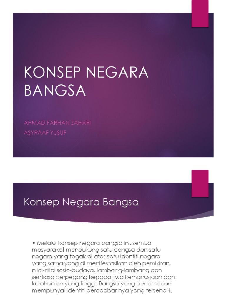 Konsep Negara Bangsa | PDF
