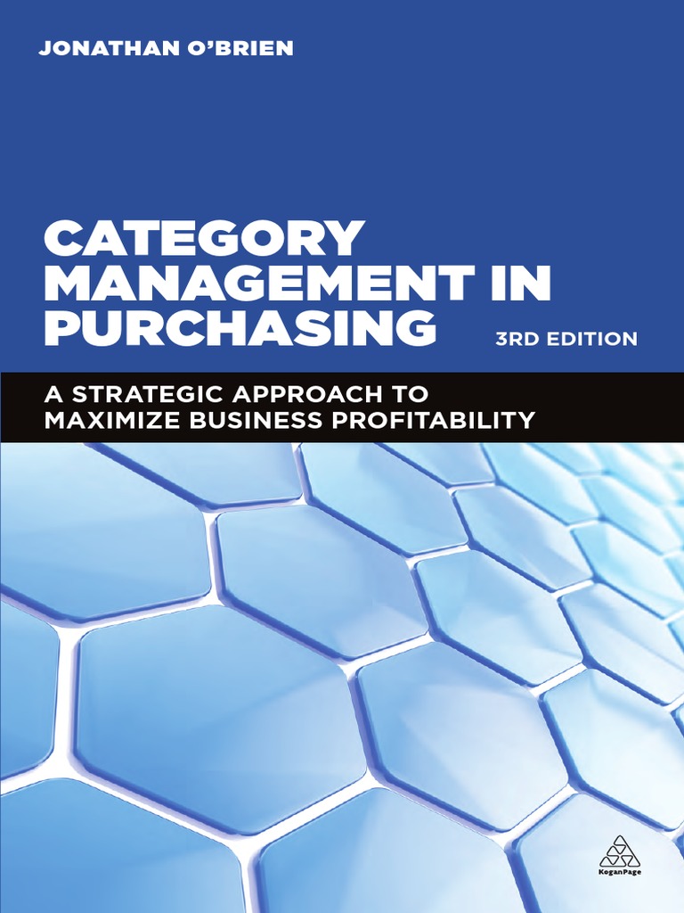 Category Management in Purchasing Sample Chapter | PDF | Procurement ...