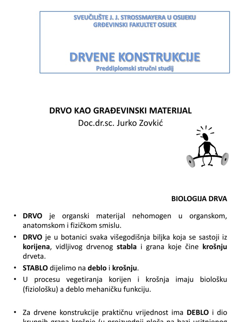 2 Predavanje Drvene Konstrukcije GFOS | PDF