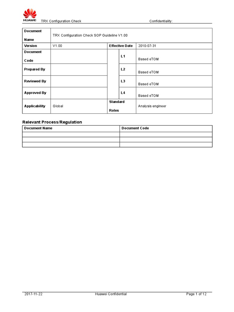 TRX Configuration Check V1 00 | PDF | Wireless | Telecommunications ...