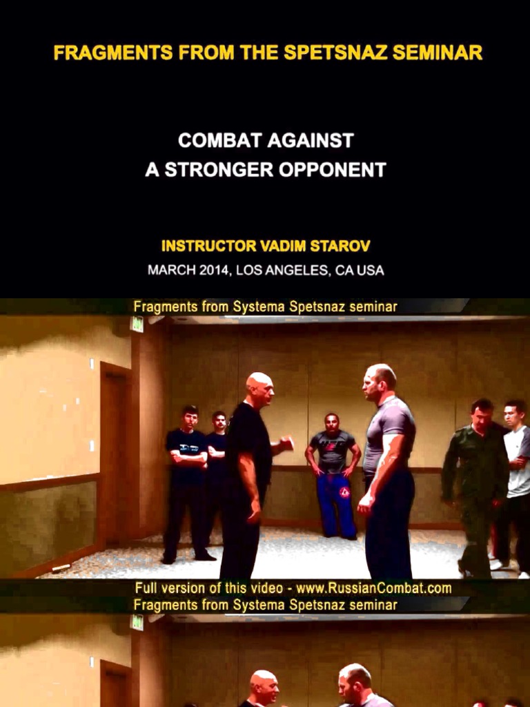 Russian Systema Vs Straight Punch - Video Screenshots | PDF