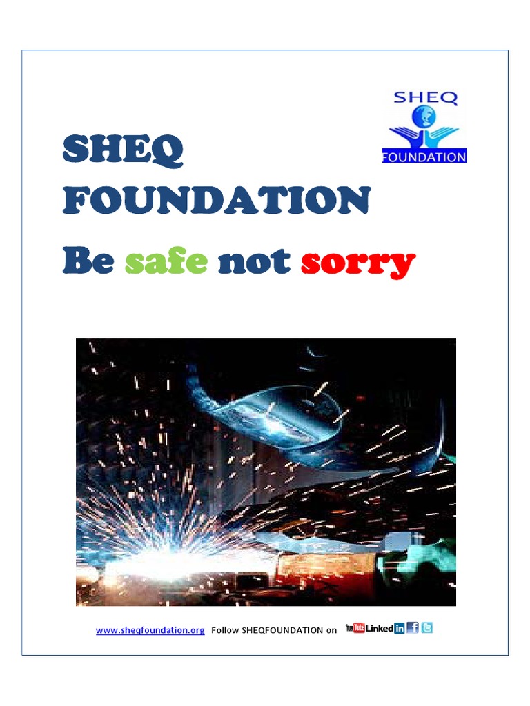 Welcome To Sheq Foundation | PDF | Occupational Safety And Health | Safety