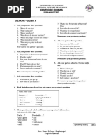 Mixed Tenses - Conversation Questions | PDF
