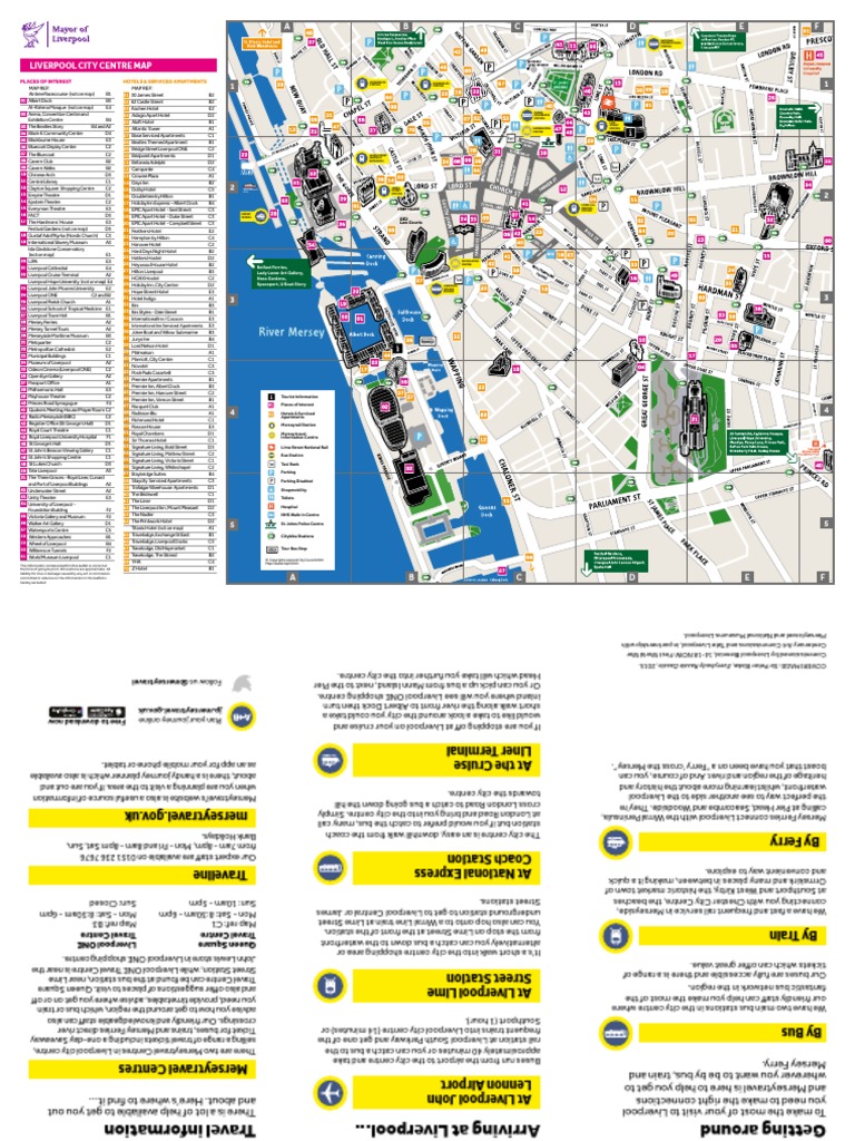 Liverpool Center City Map (May 2015) | PDF | Liverpool | Public Transport