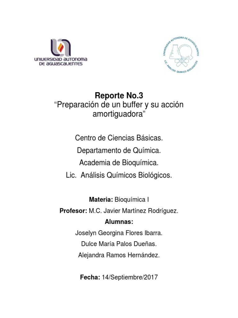 P3.-Preparacion de Buffer | PDF | Solución tampón | Ph
