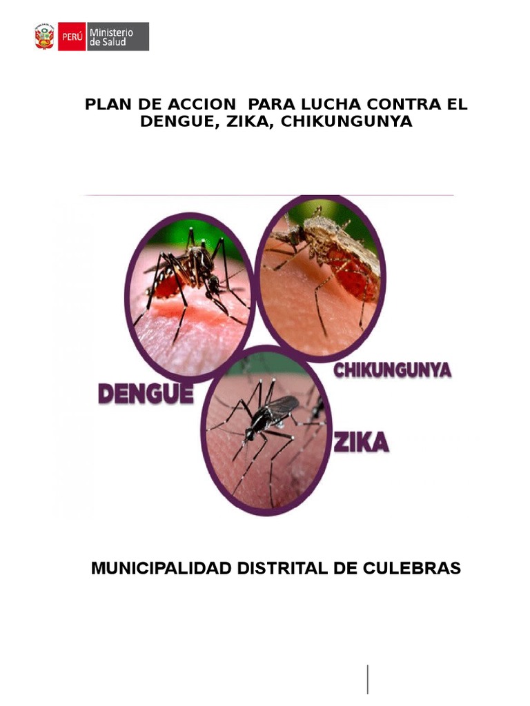 Plan Dengue para Municipios | PDF | Fiebre del zika | Enfermedades animales