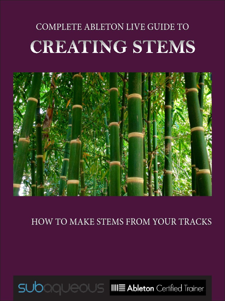 Creating Stems: Complete Ableton Live Guide To | PDF | Entertainment (General) | Leisure