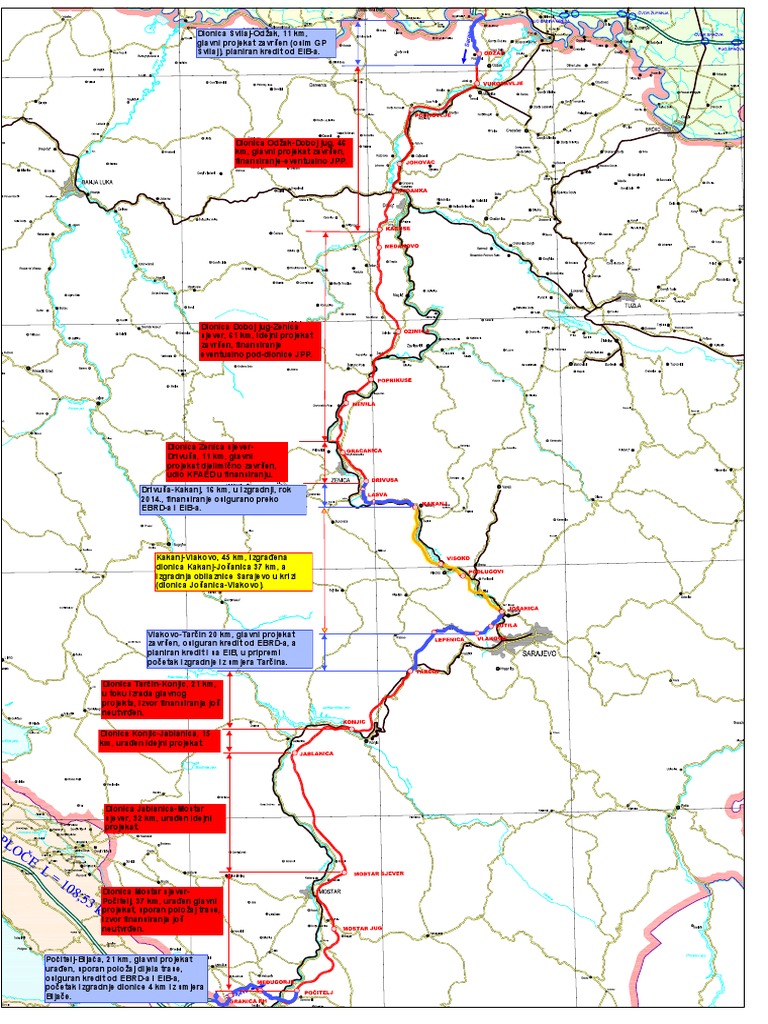 Aktuelni Status Realizacije Autoceste U Koridoru 5c-B-05.10.11 | PDF