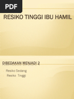 Kartu Skor Poedji Rochjati untuk Risiko Kehamilan | PDF