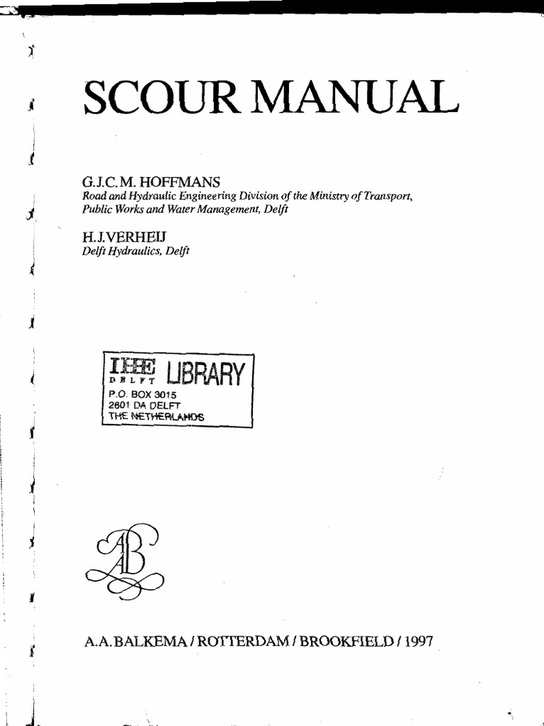Scour Manual PDF | PDF