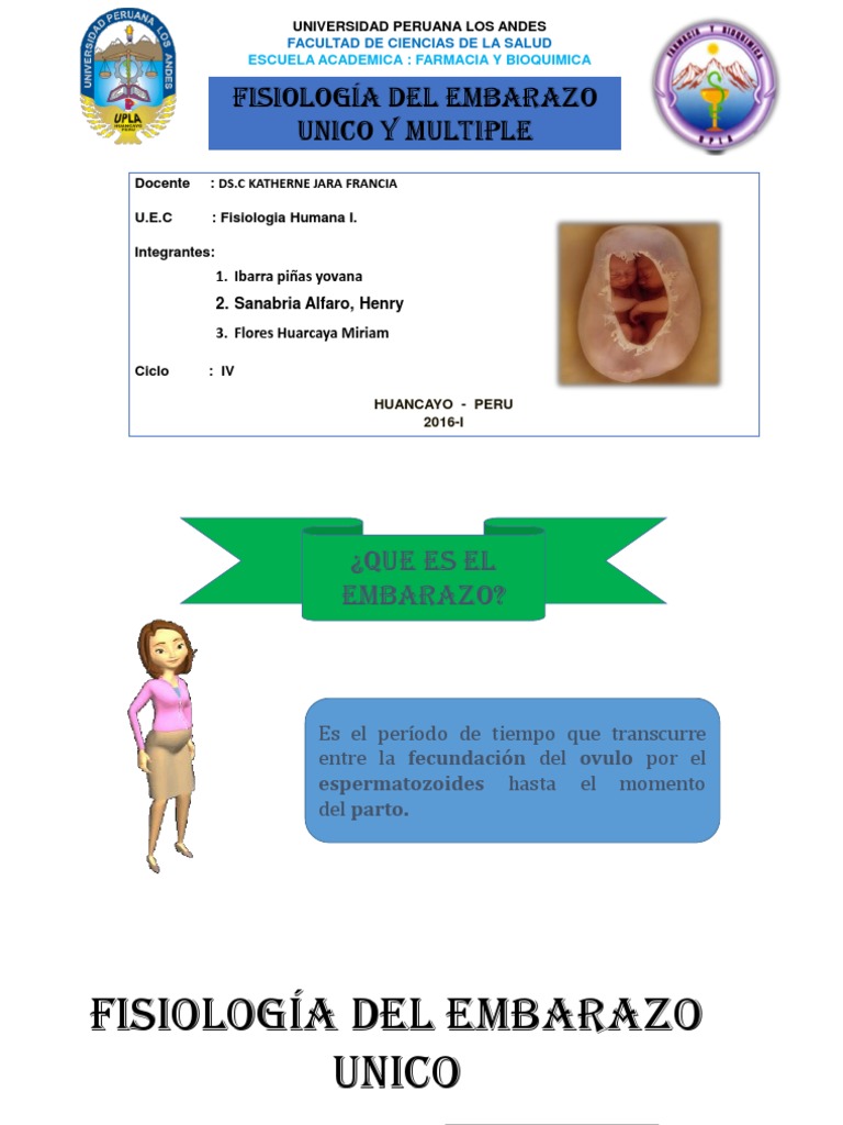 Fisiologia Del Embarazo Unico y Multiple | PDF | Pecho | El embarazo