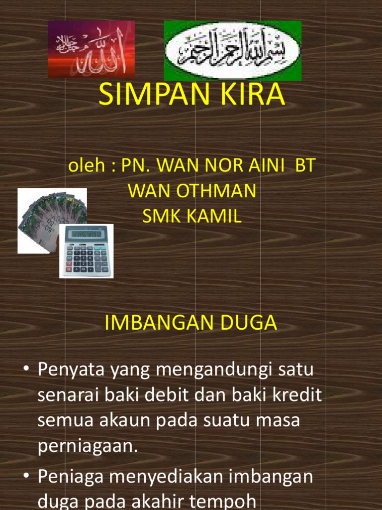 Simpan Kira Tingkatan 3 | PDF