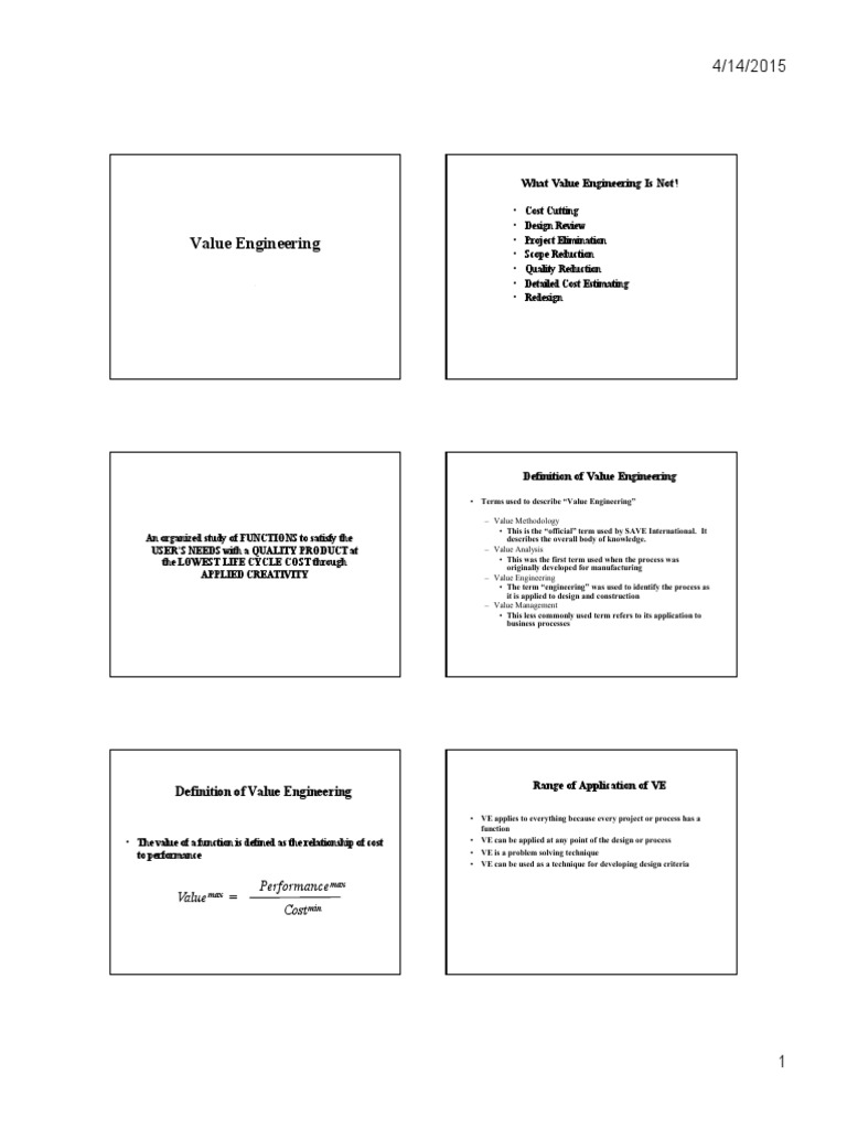 10 - Value Engineering PDF | PDF