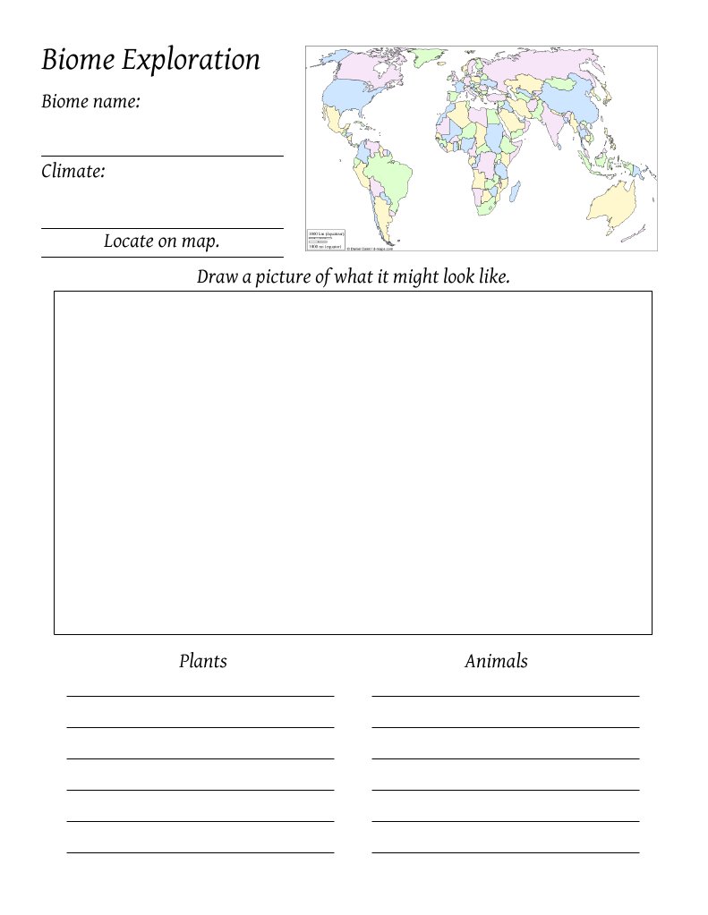 Biome Exploration | PDF