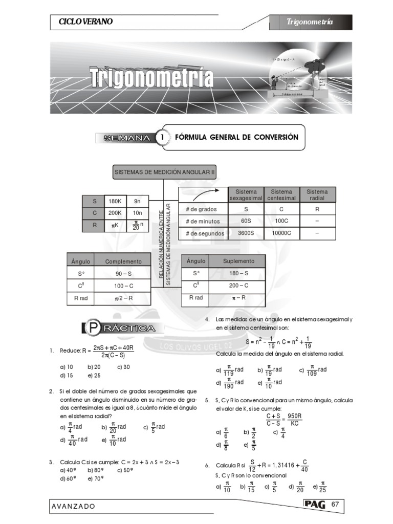 4to Avanzado 2 | PDF | Matemática Elemental | Geometría del plano euclidiano