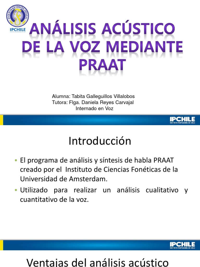 Praat | PDF | Vocal | Sonido