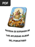 Novena Por Las Benditas Almas Del Purgatorio | PDF | Purgatorio | Oración