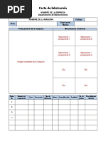 Carta de Lubricacion | PDF