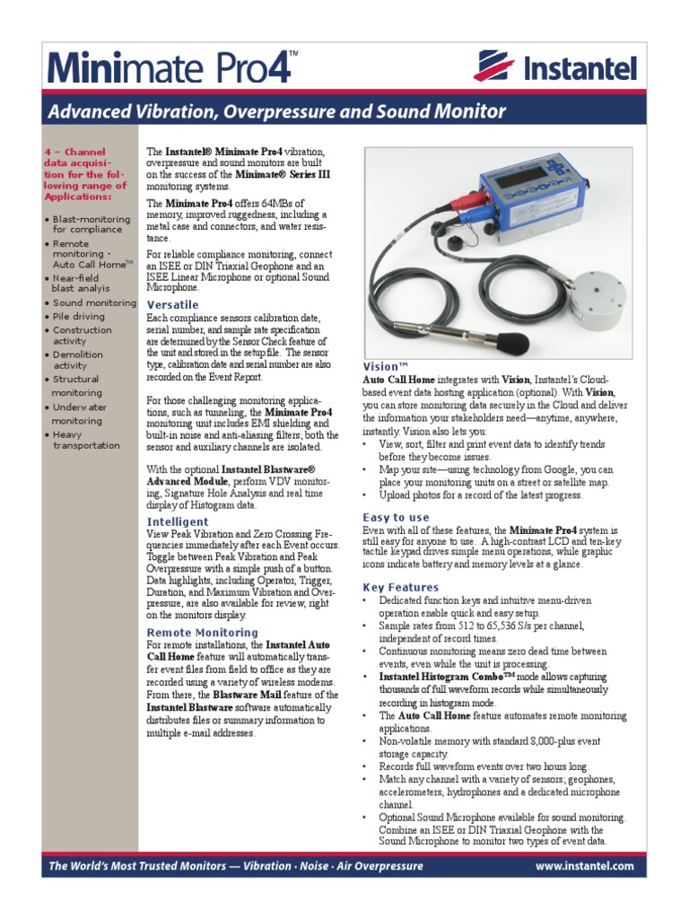 Minimate Pro Specifications English | PDF | Microphone | Decibel