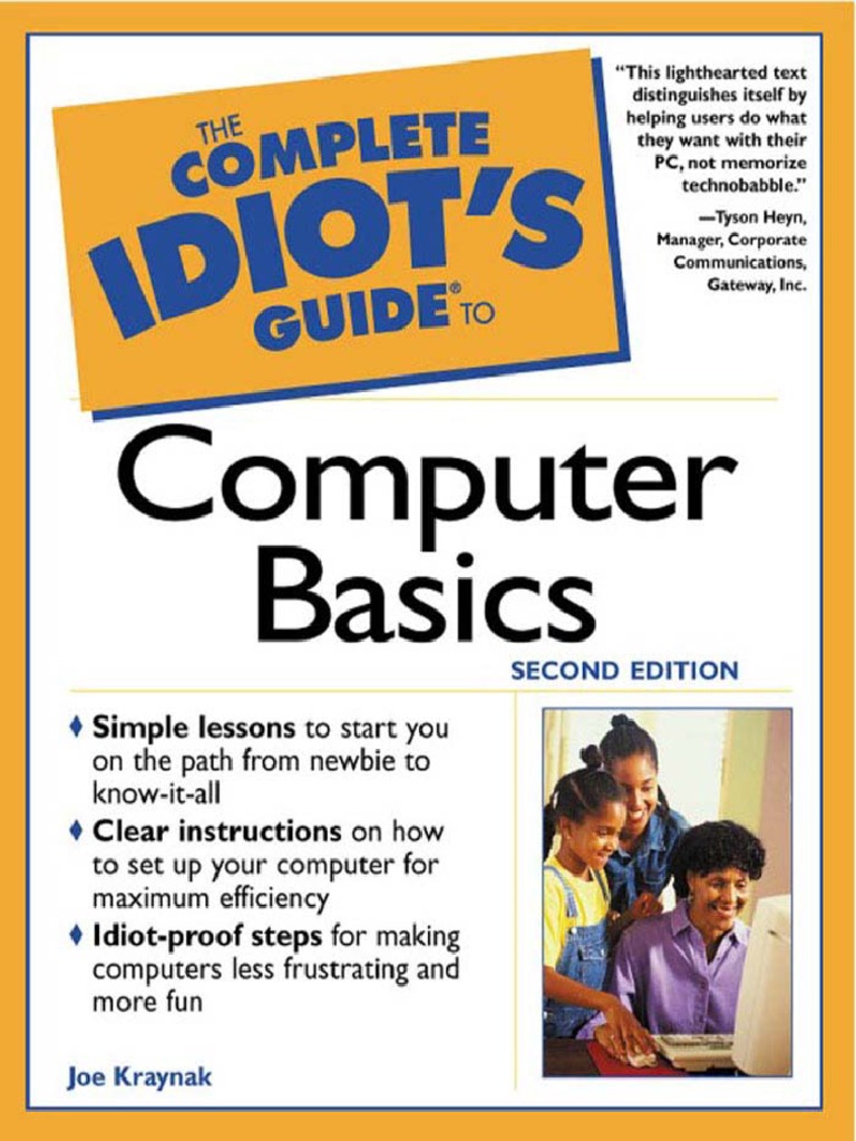 The Complete Idiot's Guide To Computer Basics, 2nd Edition | PDF ...